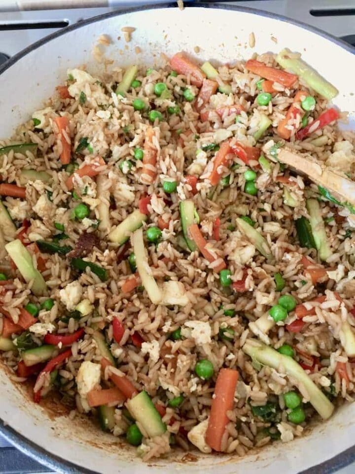 30-minute Vegetable Egg Fried Rice - Jo's Kitchen Larder
