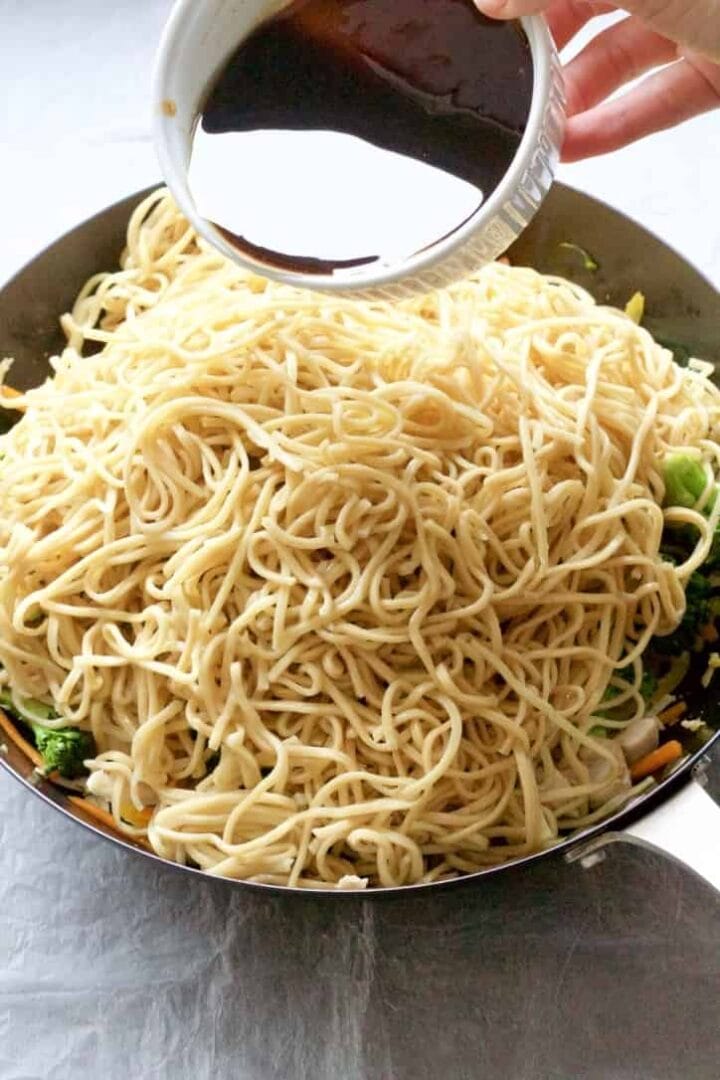 Easy Homemade Chicken Chow Mein - Jo's Kitchen Larder