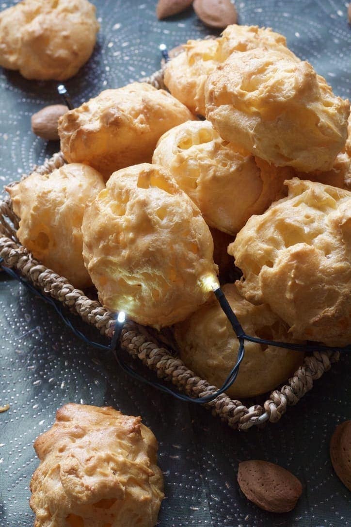 Easy Cheese Puffs (Gougères) - Jo's Kitchen Larder