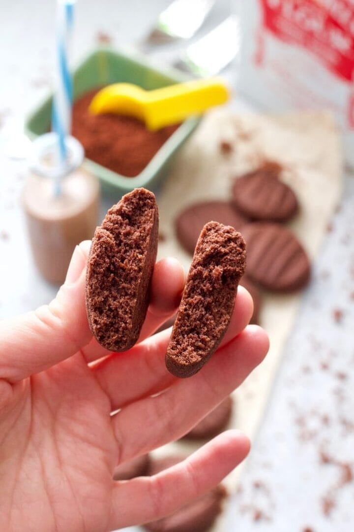 Chocolate Fork Biscuits (Vegan) - Jo's Kitchen Larder