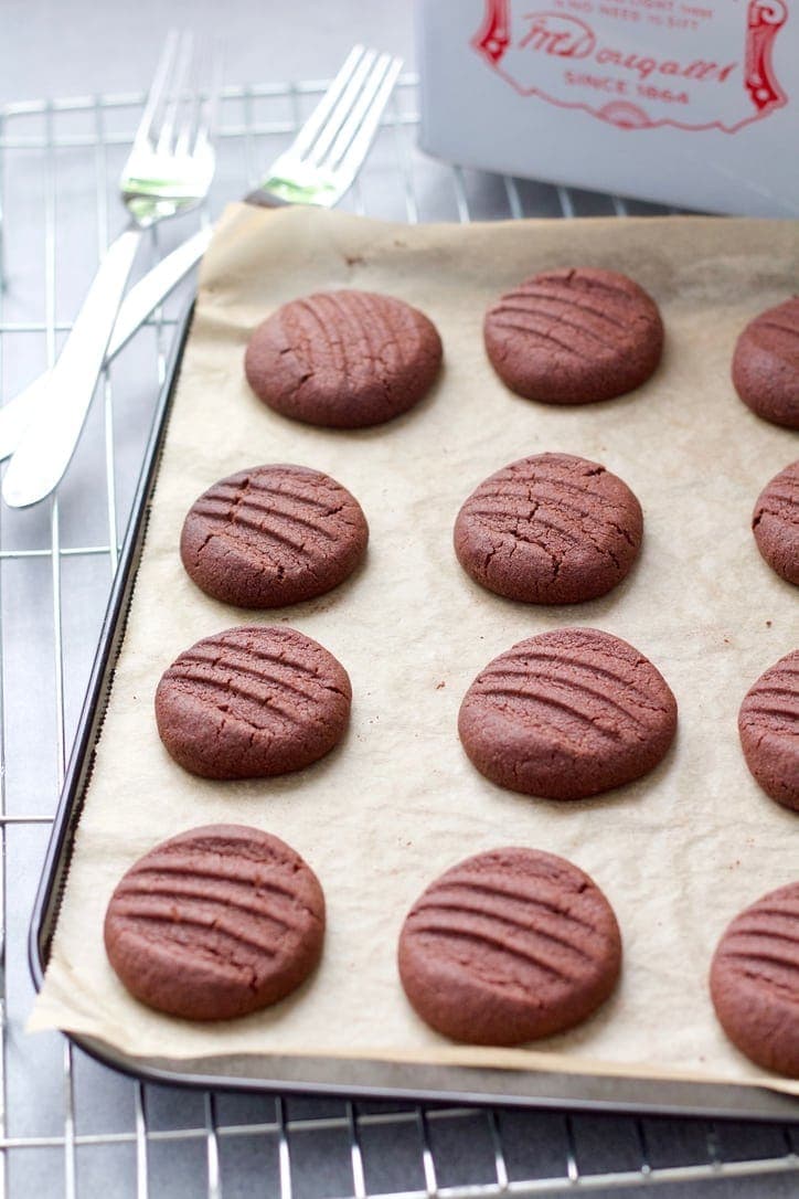 Chocolate Fork Biscuits (Vegan) - Jo's Kitchen Larder