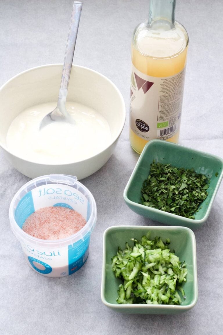 Cucumber Raita (Dairy-Free, Vegan) - Jo's Kitchen Larder