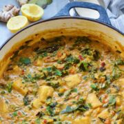 Celeriac & Chard Vegetable Curry (Vegan) | Jo's Kitchen Larder