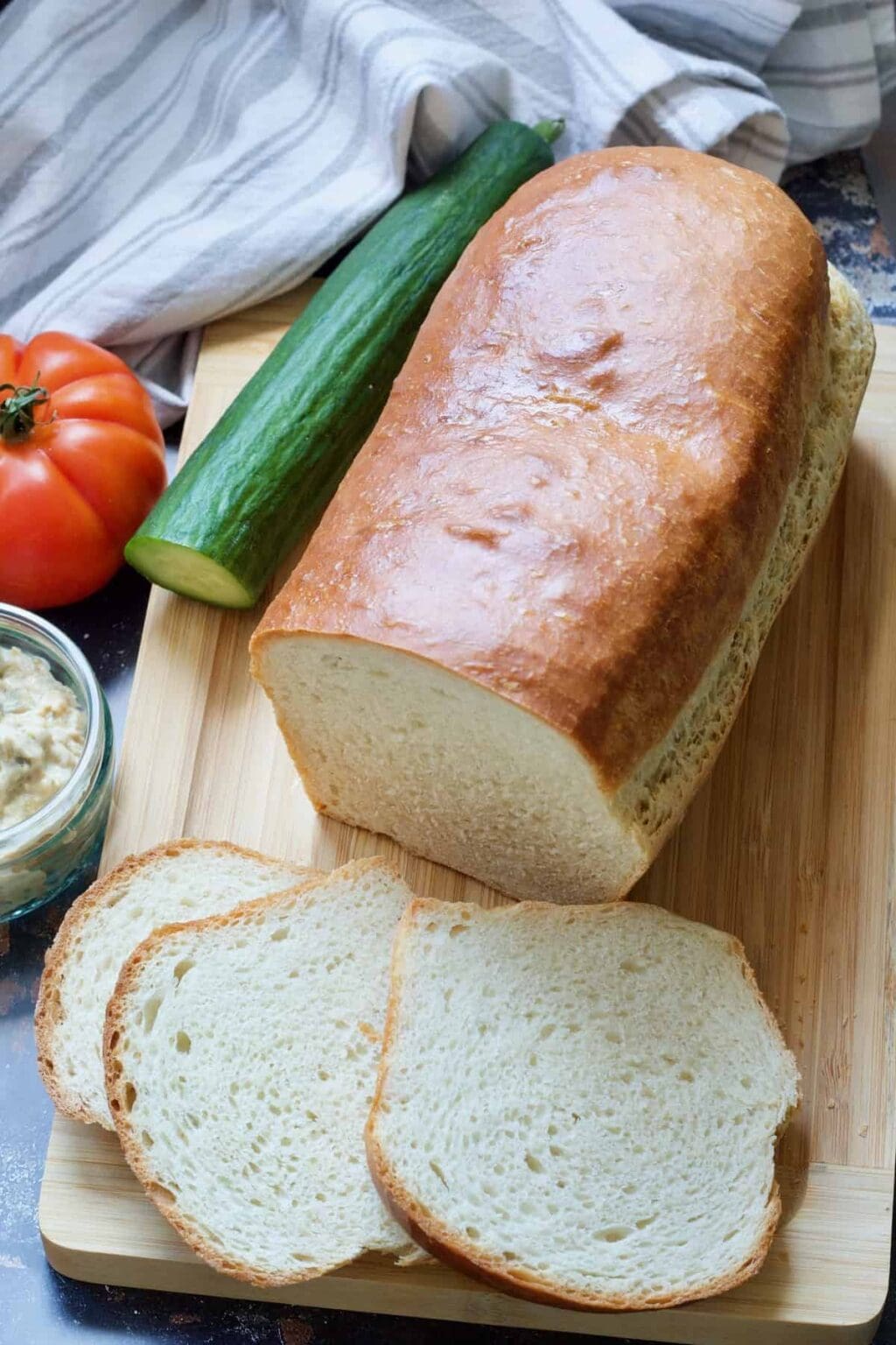 Easy White Sandwich Bread (Soft-Crust) - Jo's Kitchen Larder