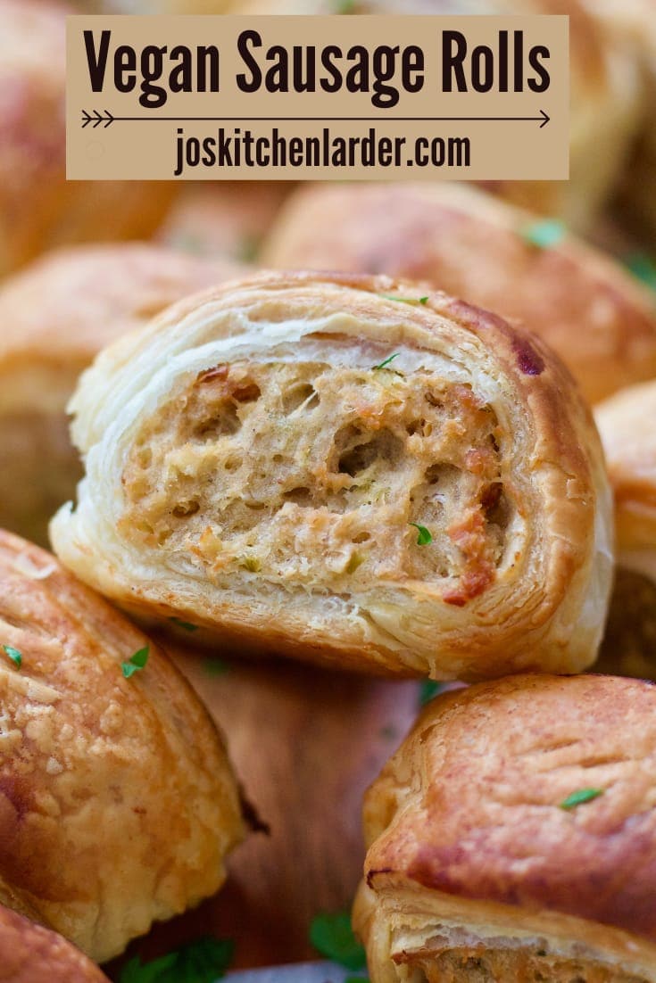 Vegan Sausage Rolls - Jo's Kitchen Larder