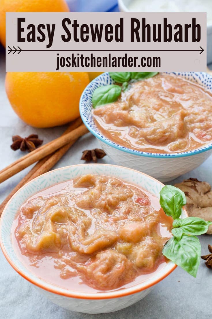Stewed Rhubarb - Jo's Kitchen Larder