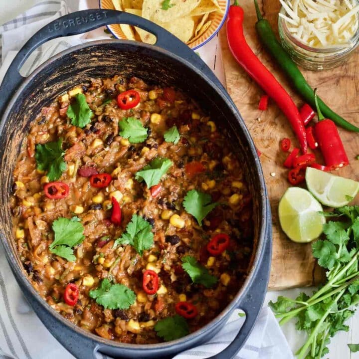 Ultimate Vegan Chilli - Jo's Kitchen Larder