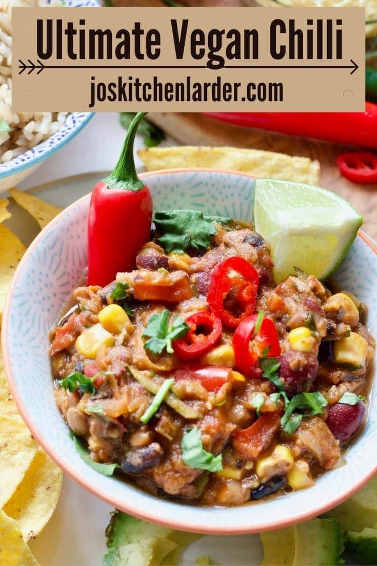 Ultimate Vegan Chilli - Jo's Kitchen Larder