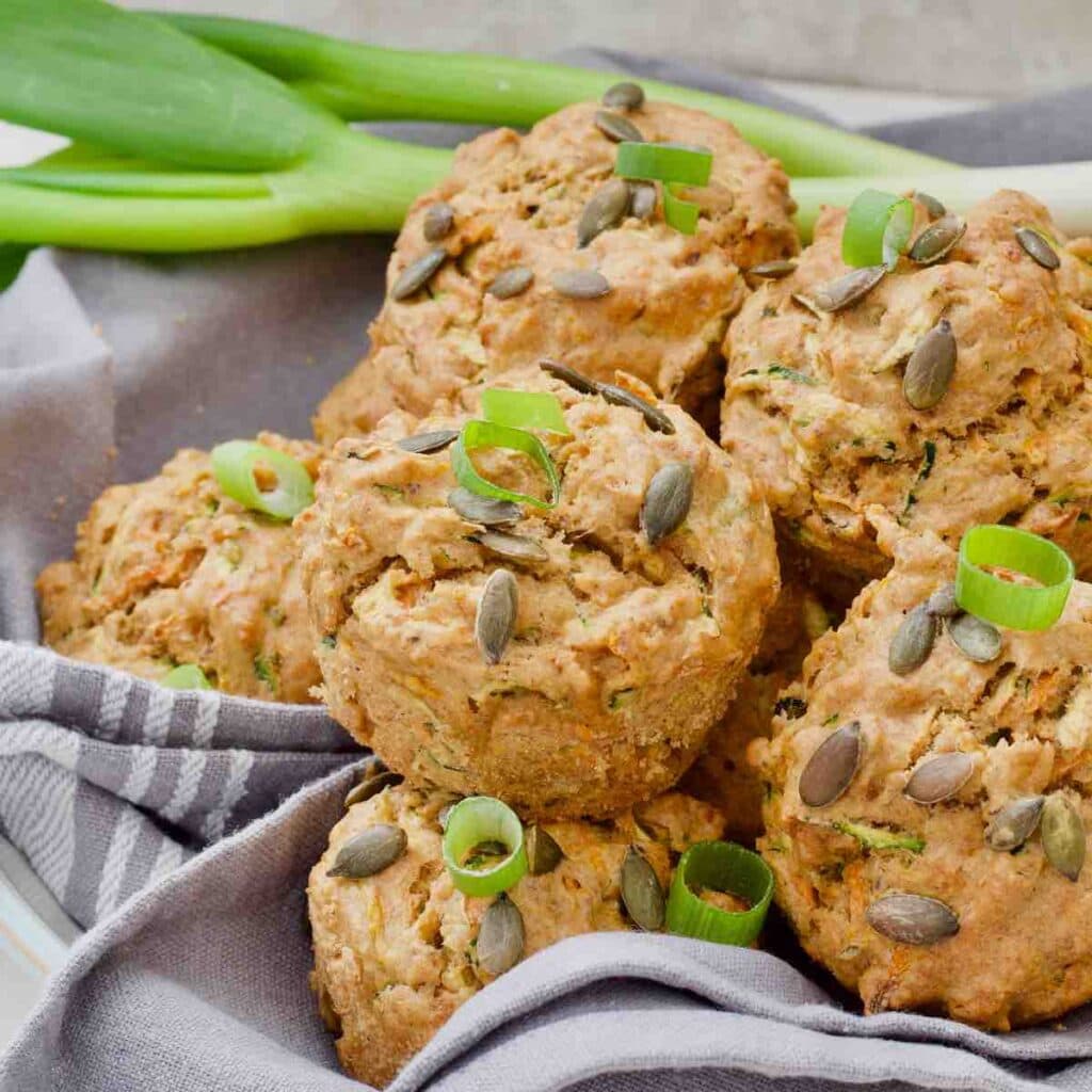 Savoury Vegetable Muffins (Vegan) - Jo's Kitchen Larder