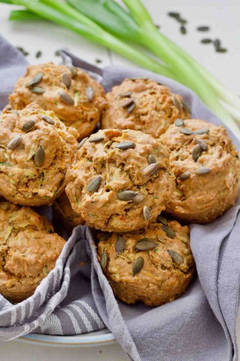 Savoury Vegetable Muffins (Vegan) - Jo's Kitchen Larder