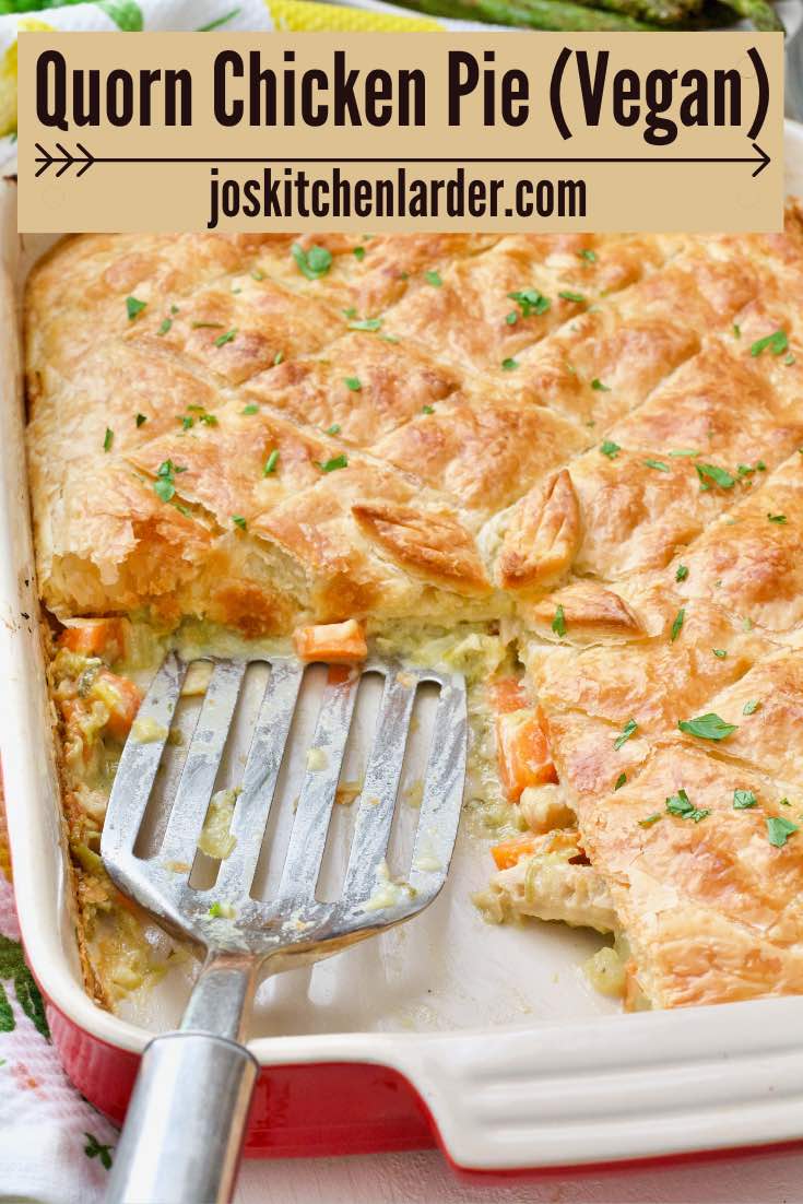 Quorn Chicken Pie - Jo's Kitchen Larder