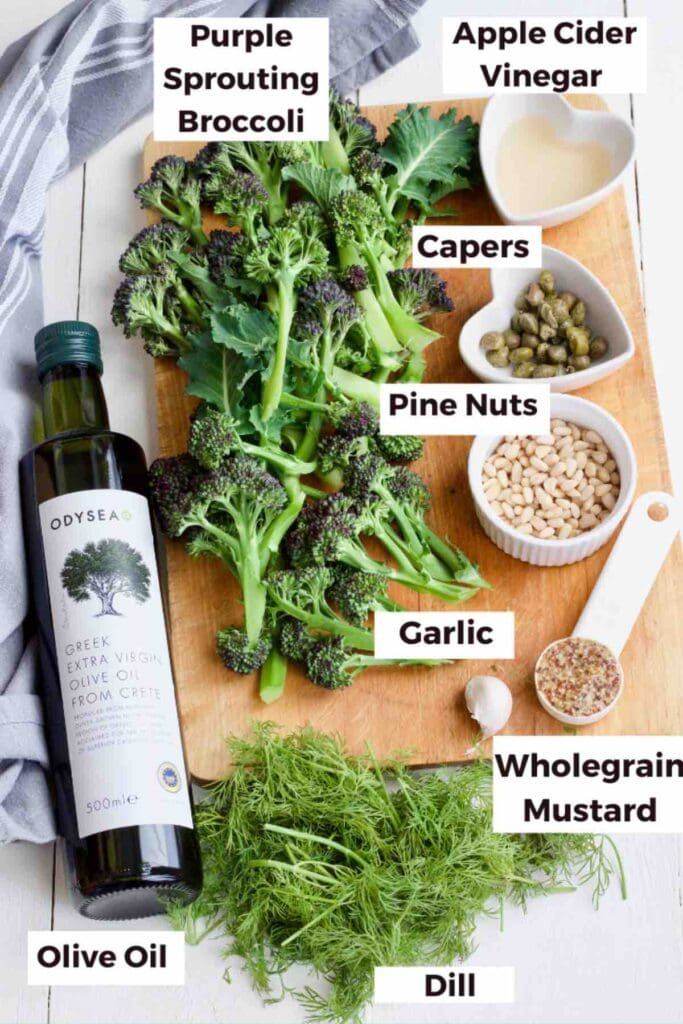 Salsa Verde Purple Sprouting Broccoli - Jo's Kitchen Larder