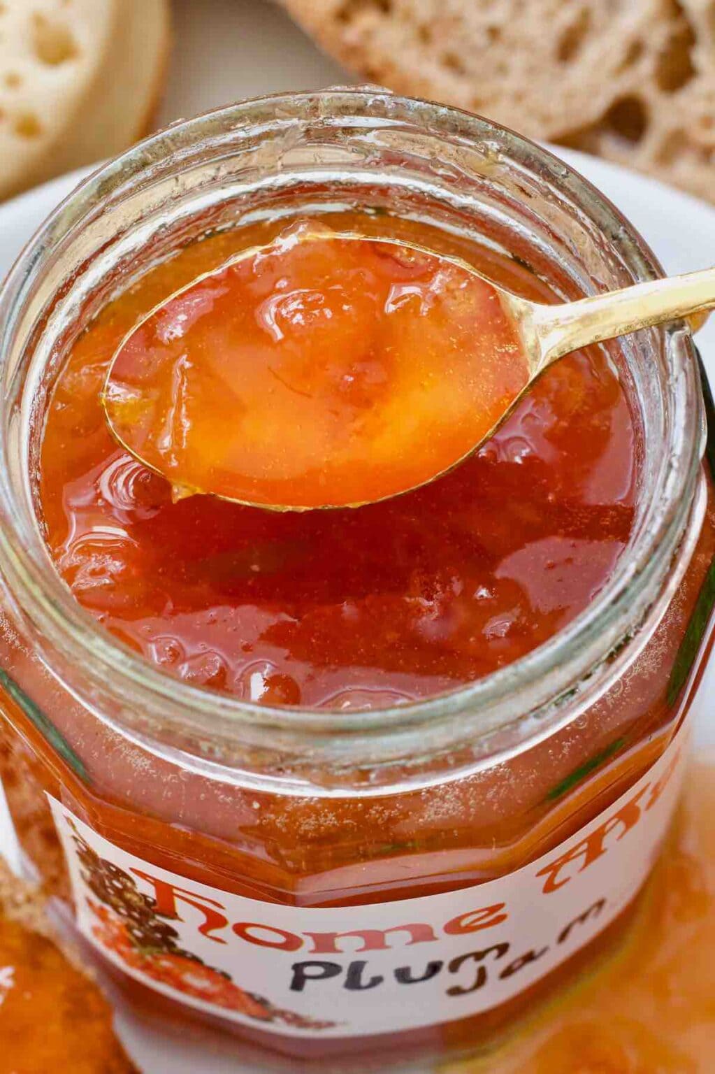 Easy Plum Jam Recipe (No Pectin) - Jo's Kitchen Larder