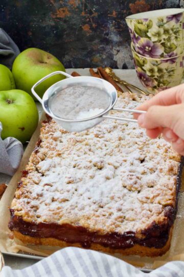 Polish Apple Cake (Szarlotka) - Jo's Kitchen Larder