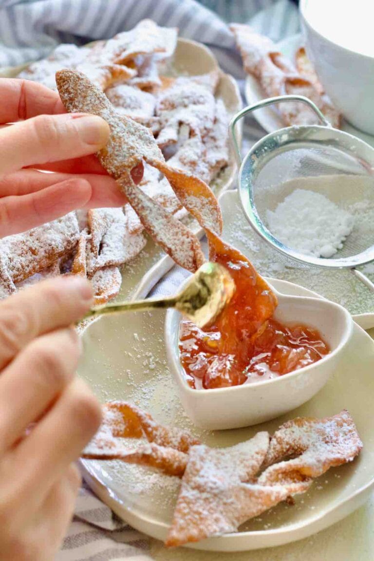 Polish Faworki (Chrusty, Chruściki) - Jo's Kitchen Larder