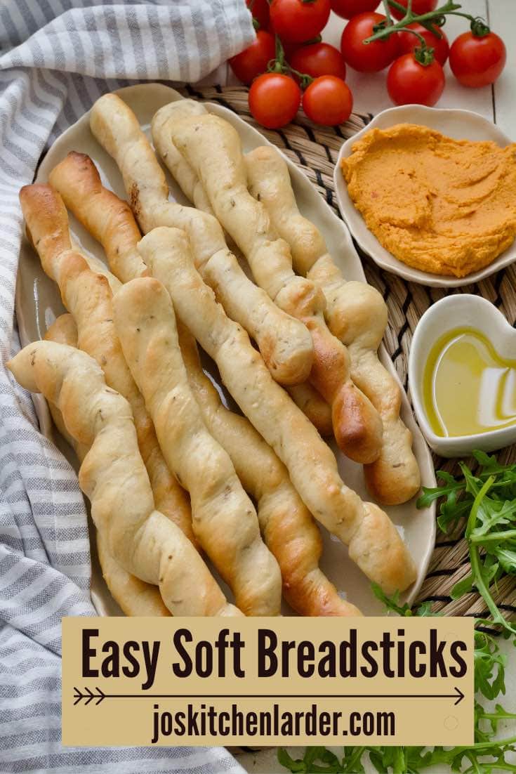 Easy Breadsticks - Jo's Kitchen Larder