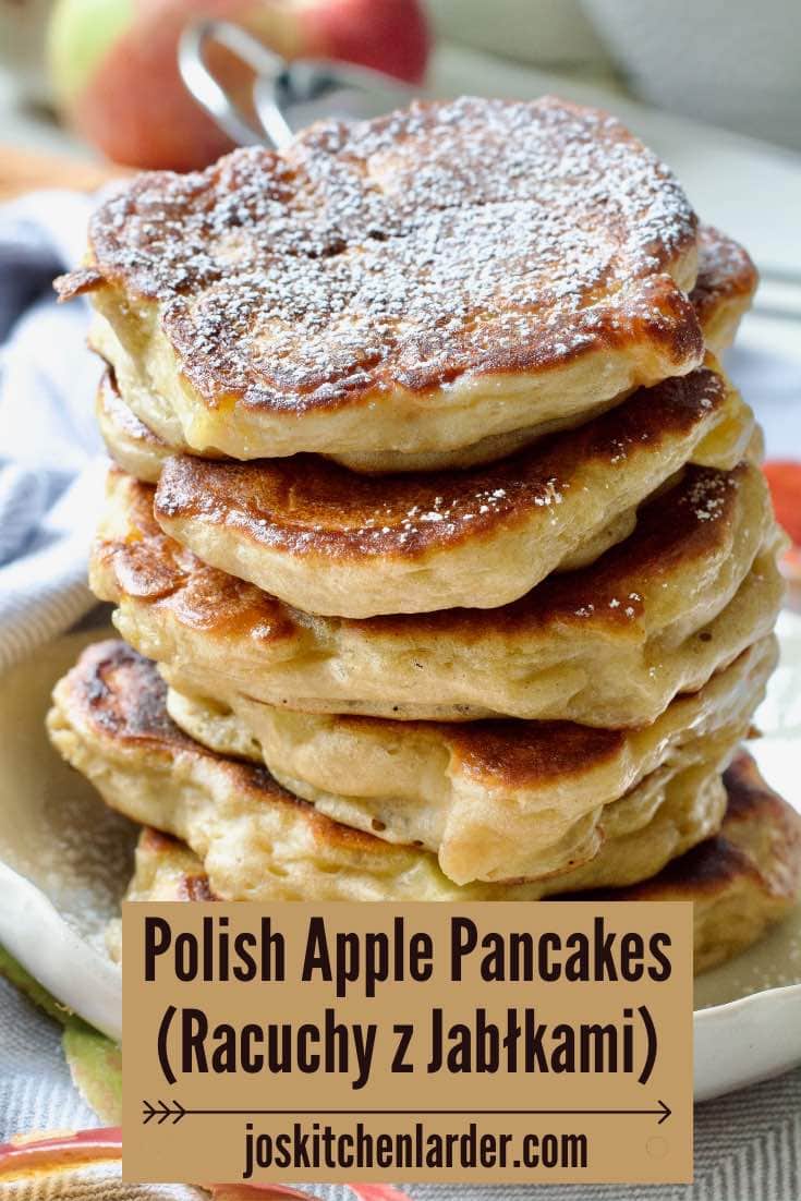 Polish Apple Pancakes (Racuchy z Jabłkami) - Jo's Kitchen Larder