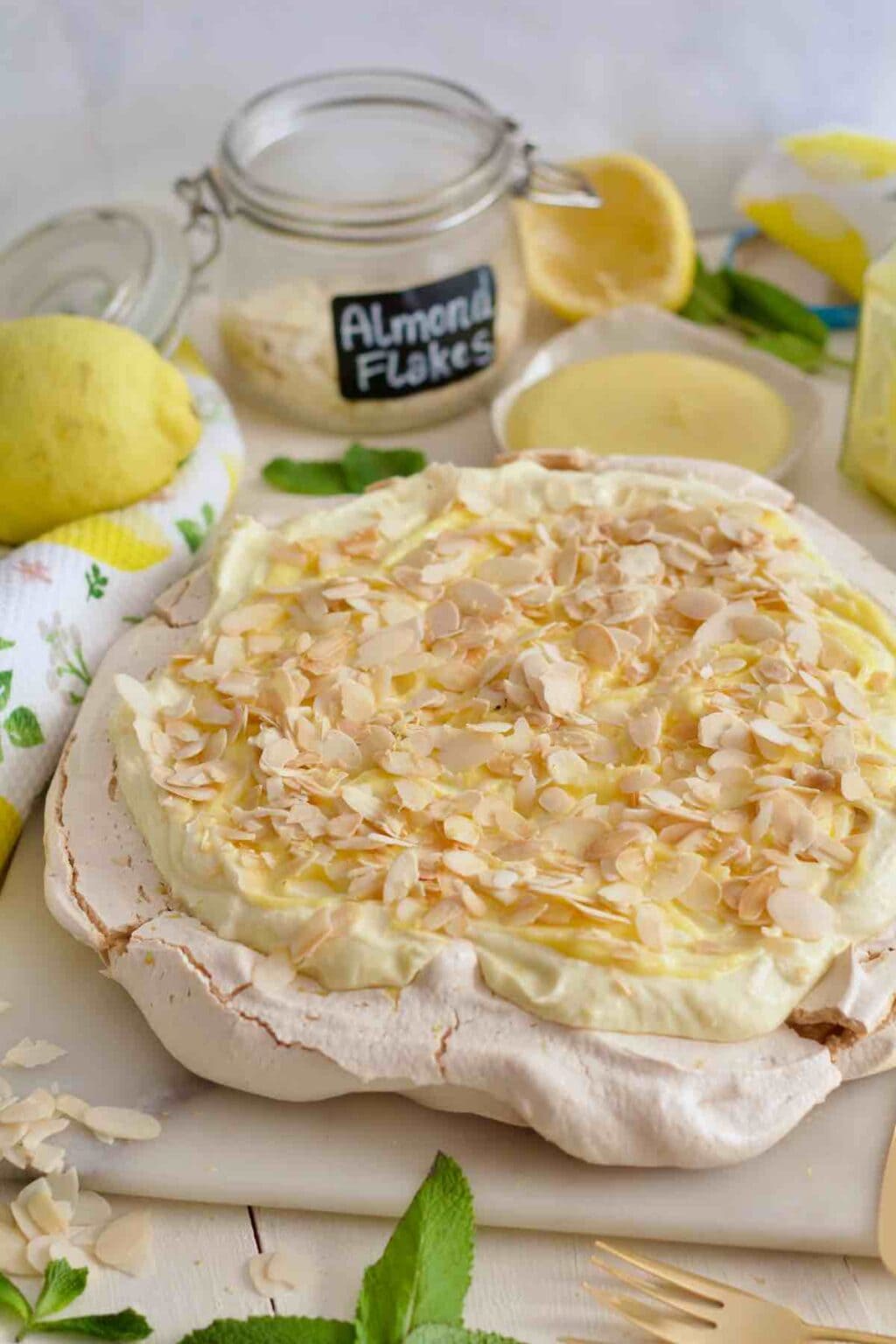 Lemon Curd Pavlova - Jo's Kitchen Larder