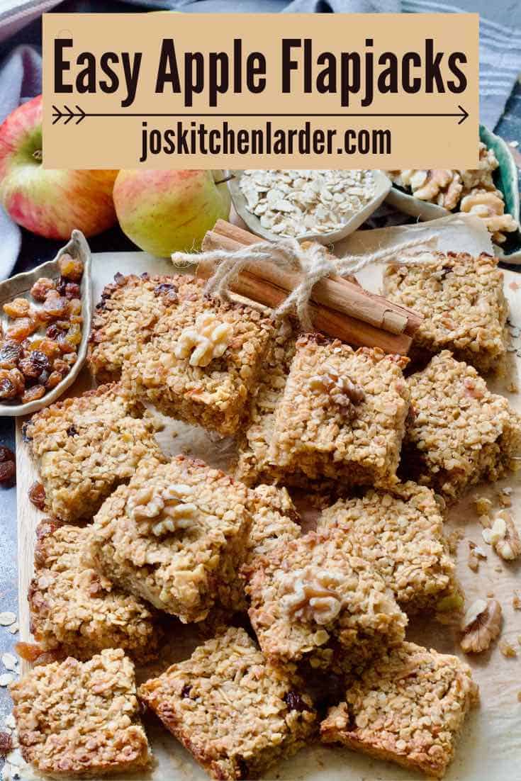 Easy Apple Flapjacks - Jo's Kitchen Larder