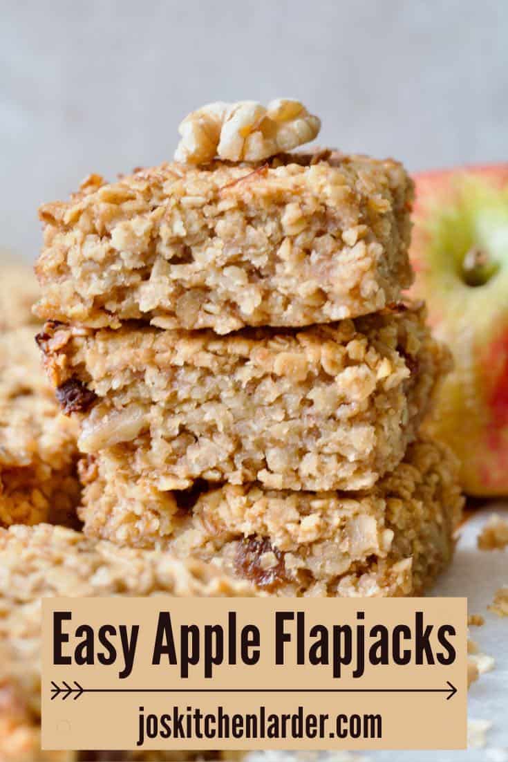Easy Apple Flapjacks - Jo's Kitchen Larder