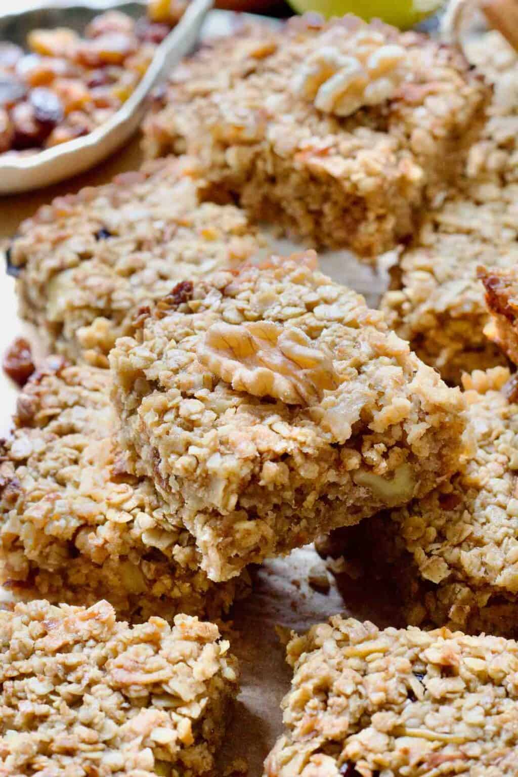 Easy Apple Flapjacks - Jo's Kitchen Larder