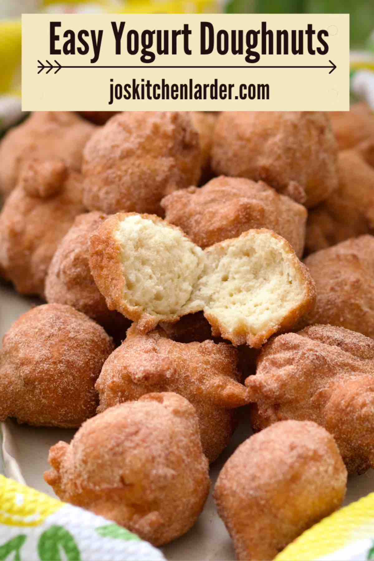 Easy Yogurt Doughnuts - Jo's Kitchen Larder